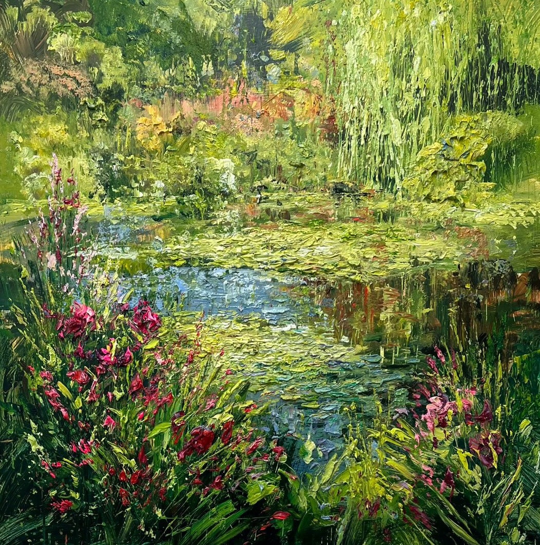 Eric Alfaro Galerie | OA Fine Art - Lake with Poppies